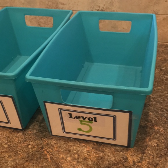 Storage & Organization | Teacher Storage Plastic Book Container Baskets ...